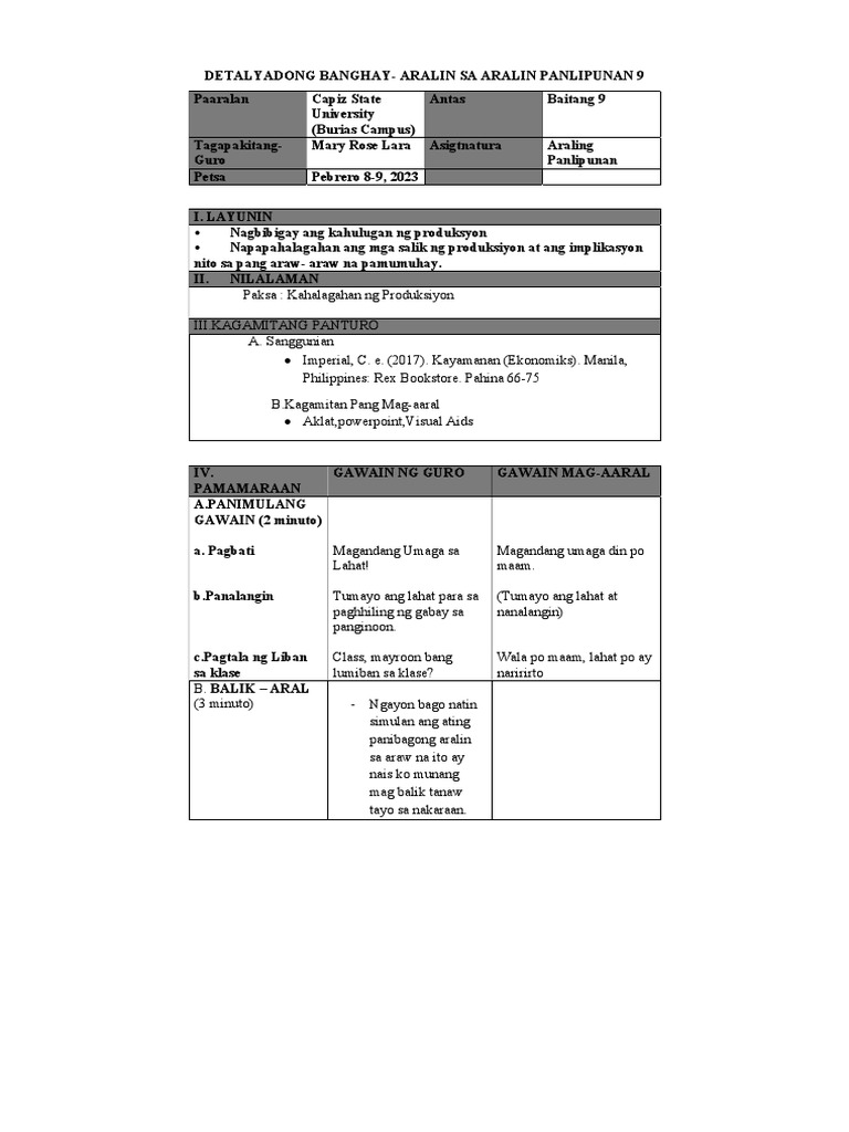 Produksyon | PDF