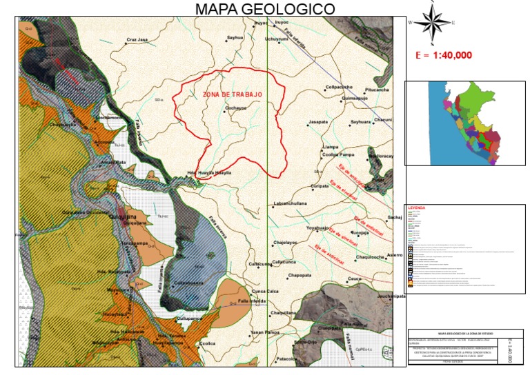 Mapa Geologico Detallado | PDF | Arenisca | Geología