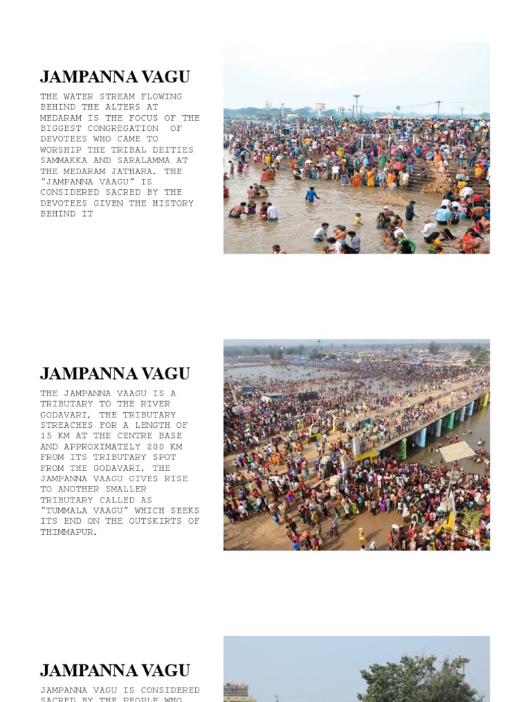 Jampanna Vagu: Sacred Water of Medaram | PDF