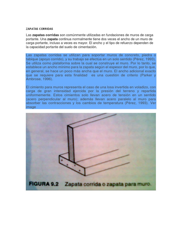 Zapatas Corridas PDF | PDF
