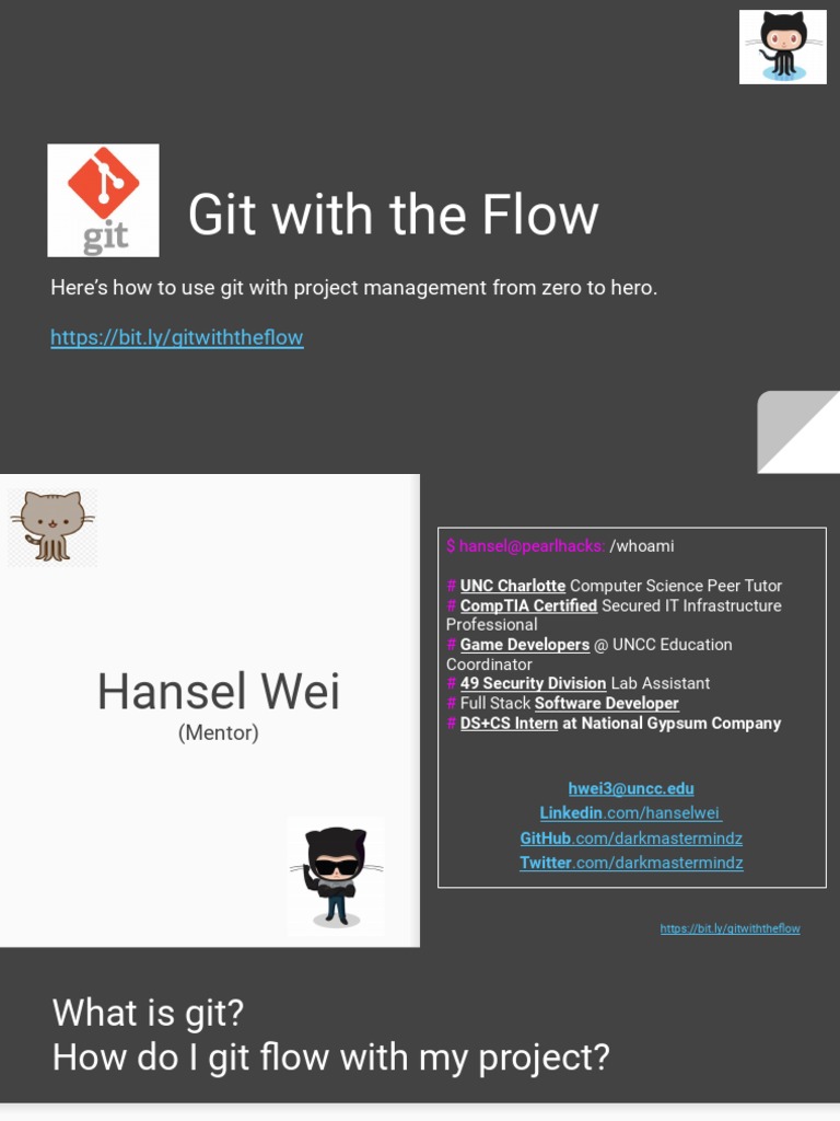 Git With The Flow (Project Management) | PDF | Version Control | Product Development