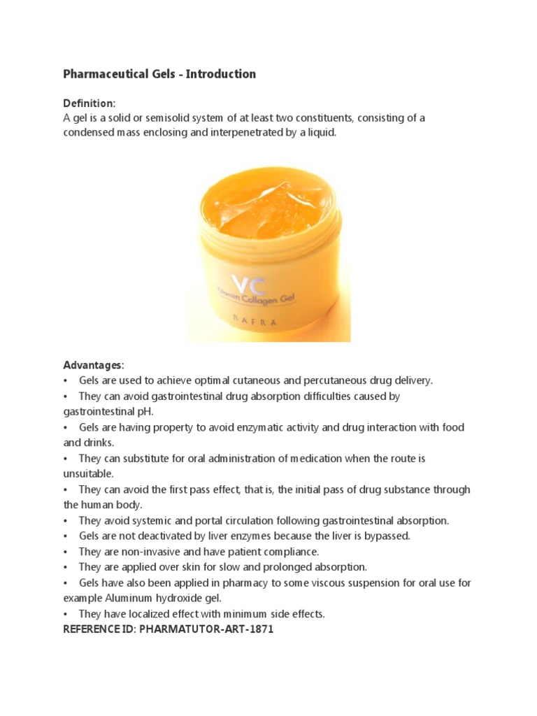 Gel Assign | PDF | Gel | Topical Medication