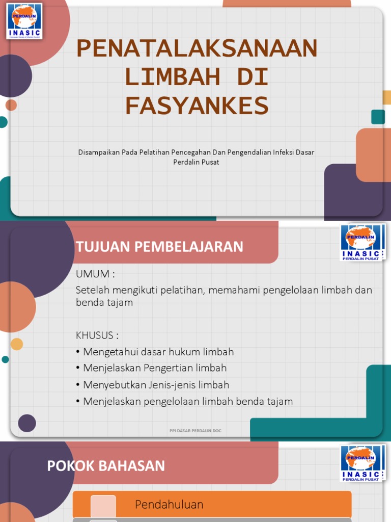 Pengelolaan Limbah - PERDALIN PDF | PDF