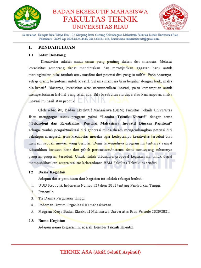 LPJ Teknik Kreatif 2020 | PDF | Bisnis | Seni