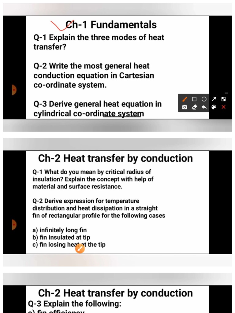 Heat Transfer Important Questions For GTU PDF | PDF