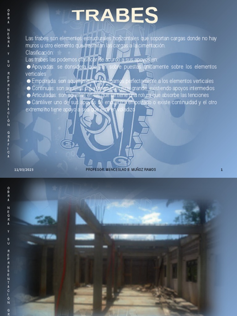 FORMATO Trabes | PDF | Braguero | Hormigón