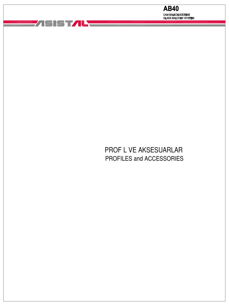 AB40 2021 V6-Profil Aksesuar Kesitler | PDF