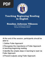 Reading Materials (Fuller Lesson) | PDF | Nature