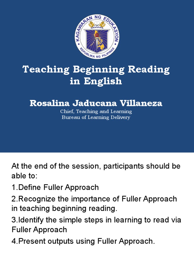 Introduction to the Fuller Approach | PDF | Syllable | Cognitive Science