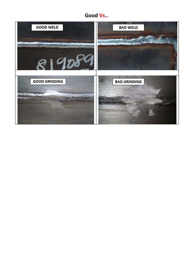 Good Vs Bad Weld | PDF