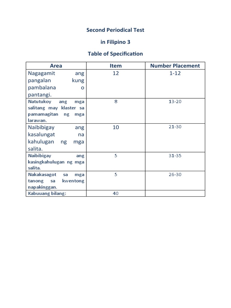 PT - Filipino 3 - Q2 | PDF