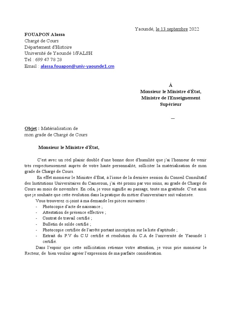 Demande Materialisation | PDF