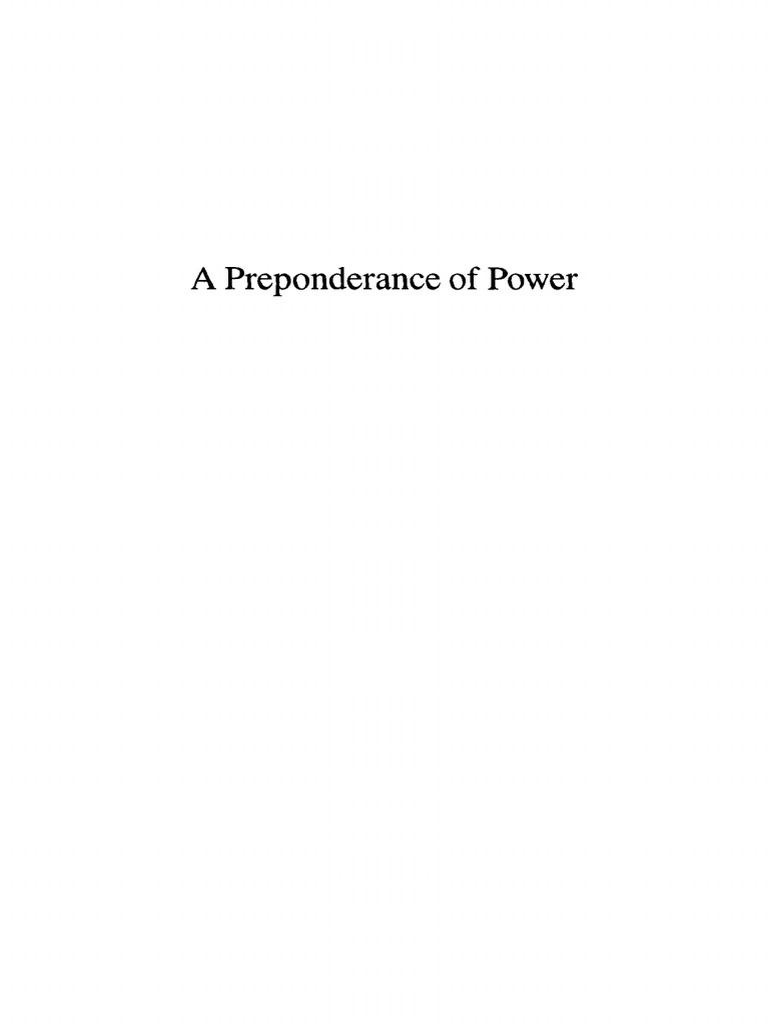 Melvyn P. Leffler - A Preponderance of Power | PDF | Soviet Union ...