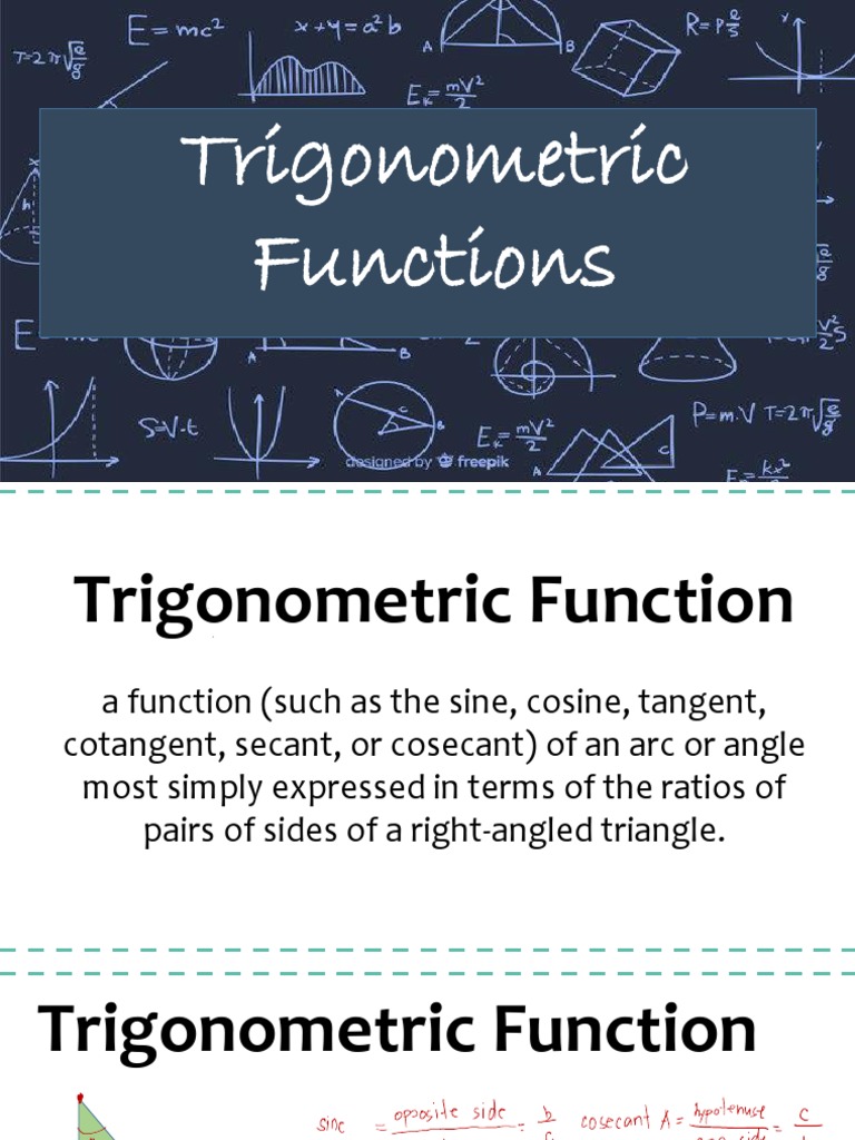 Introduction To Trigonometric Functions | PDF