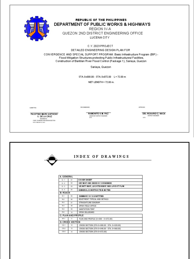 Original PLAN Bantilan Flood Control - 2nd Edition | PDF