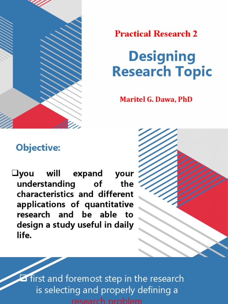 Designing Research Topic | PDF | Word | Linguistics