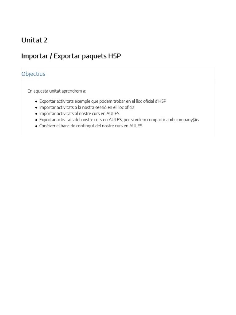 Unitat 2 (Val) | PDF