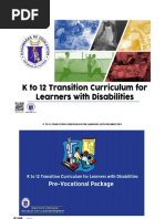 Presentations-K-to-12-Transition-Curriculum-for-LWDs | PDF