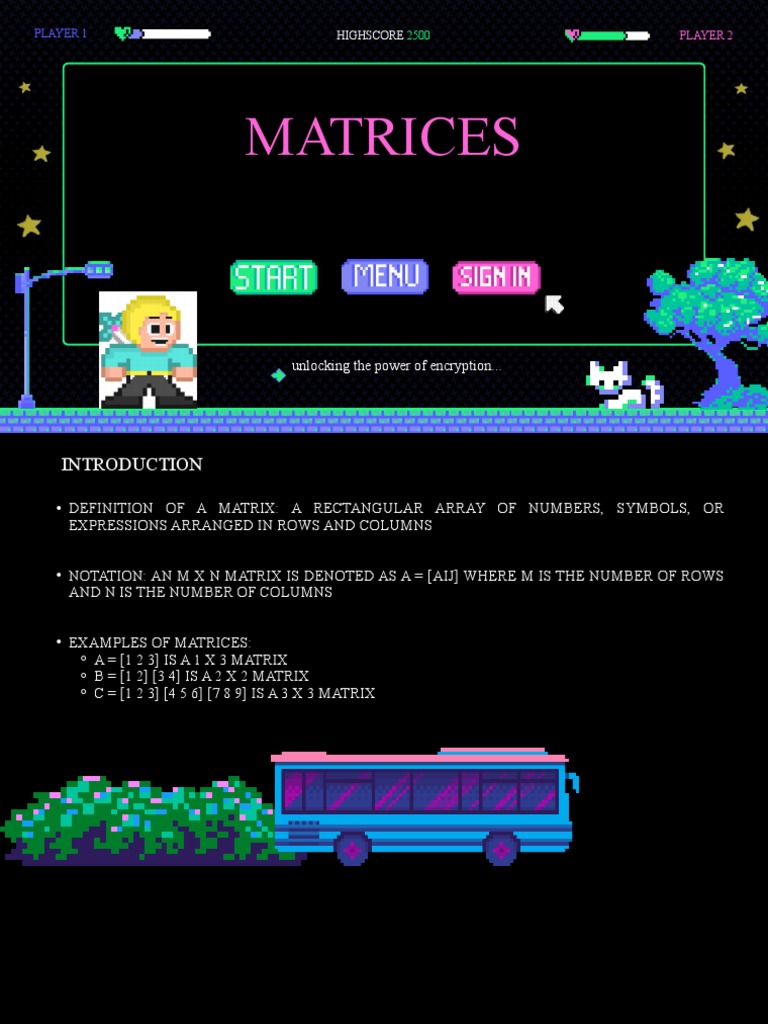 Matrices (Presentation) | PDF | Matrix (Mathematics) | Multiplication