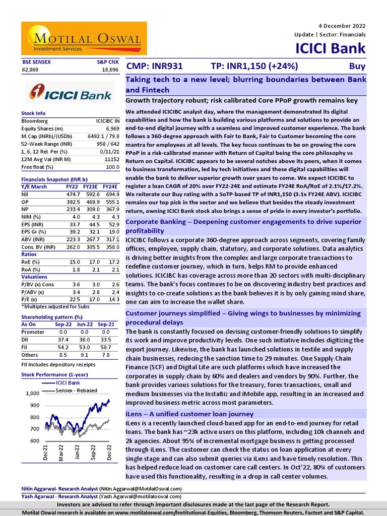 JM Icici | PDF | Banks | Startup Company