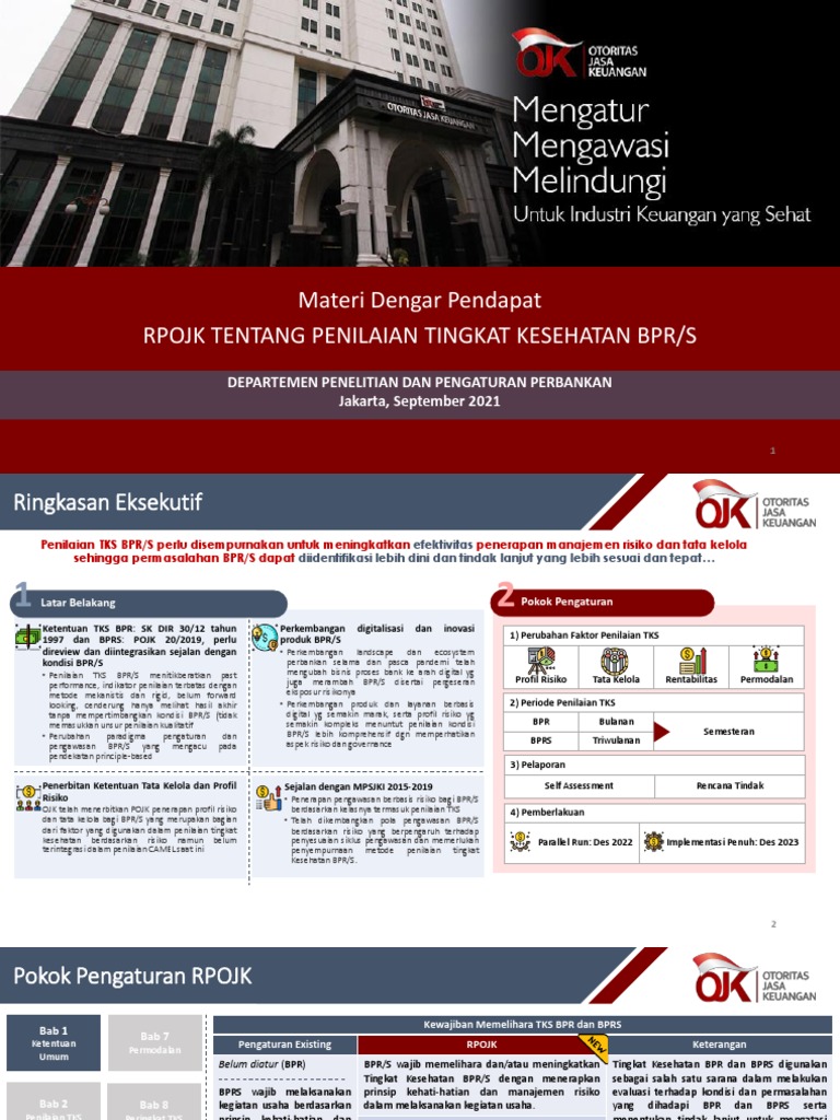Materi-RPOJK-TKS-BPR-BPRS | PDF