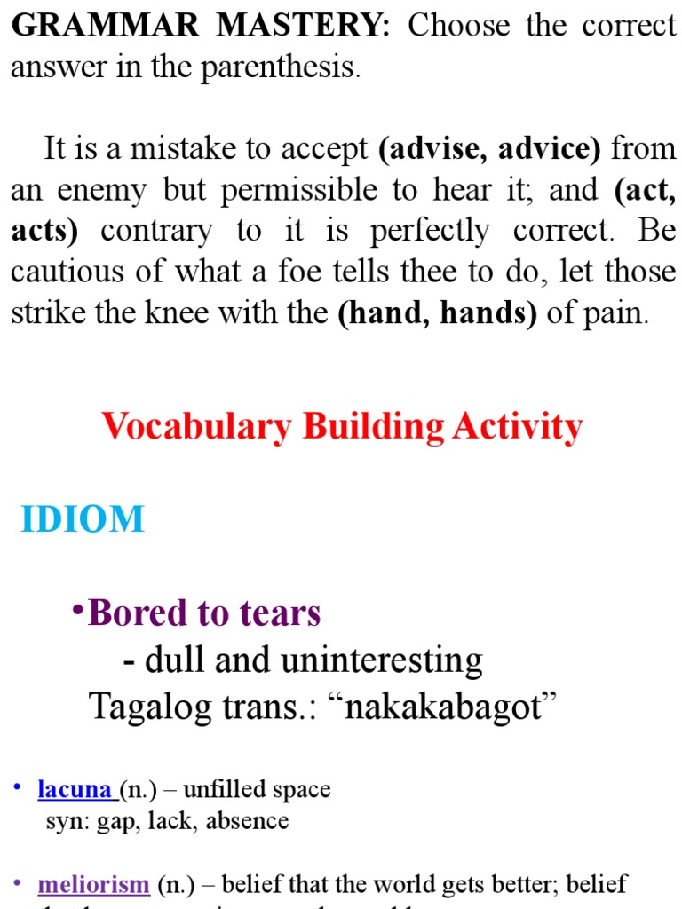 Understanding Tagalog Grammar and Literature | PDF