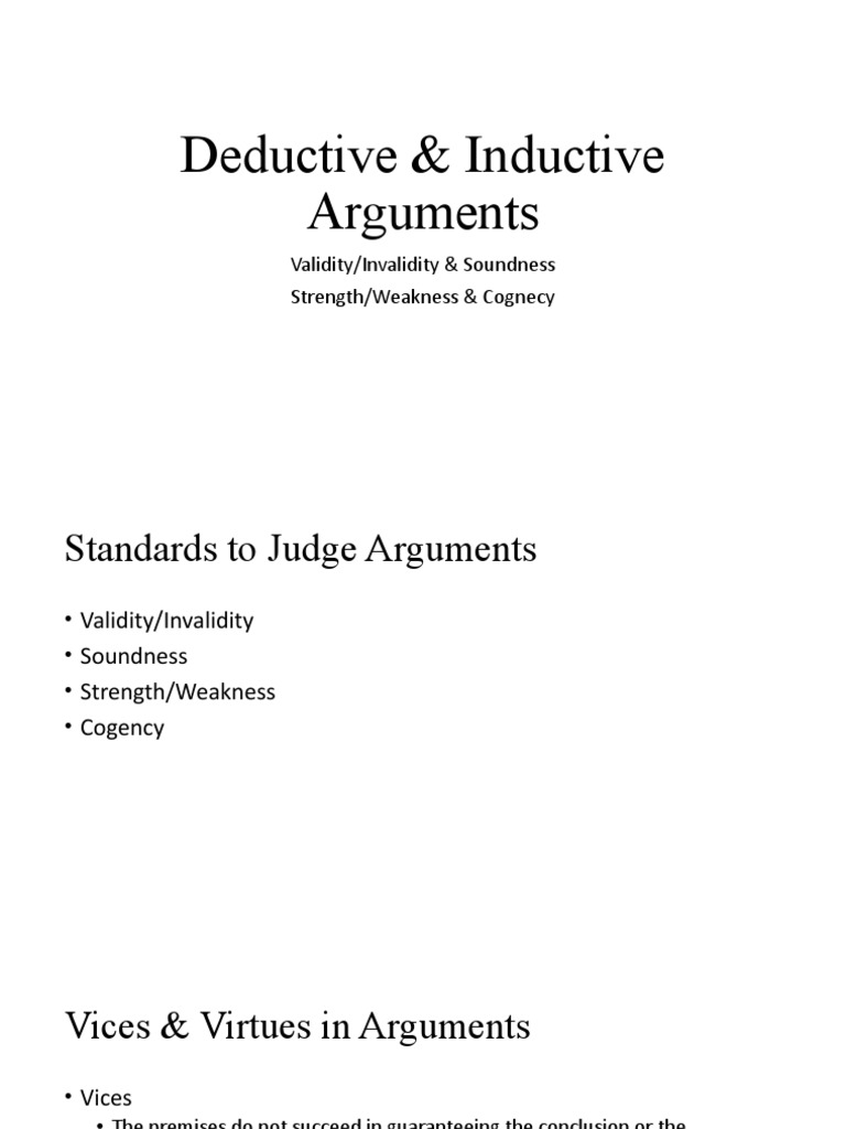 Session 11 - 12 | PDF | Argument | Deductive Reasoning