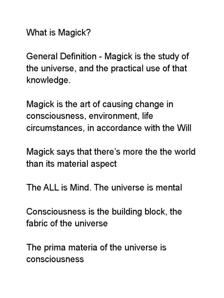An Introduction to Magick: Its Definition, Practices, and Connection to ...