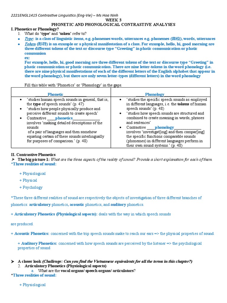Phonetic and Phonological Analysis | PDF | Phoneme | Phonetics