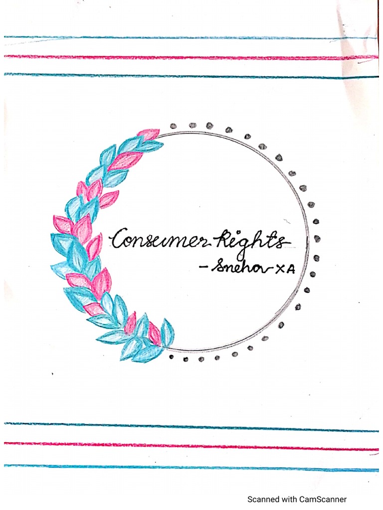 Consumer Rights Project - Sneha Rajeev PDF | PDF