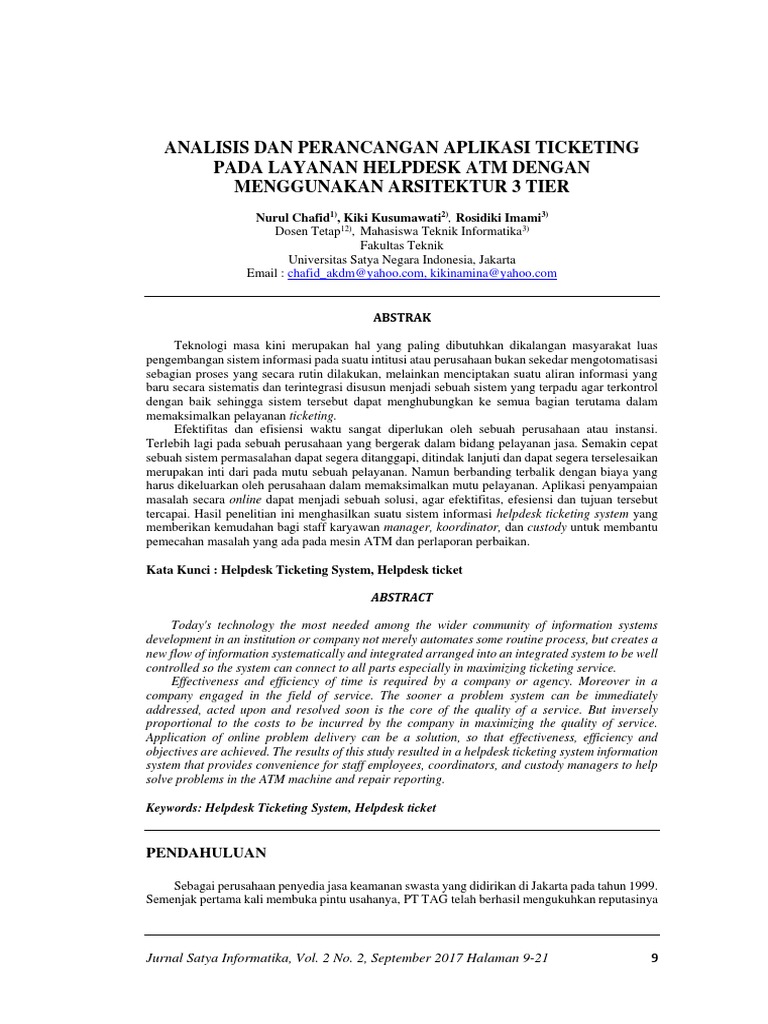 Contoh program ticketing System | PDF