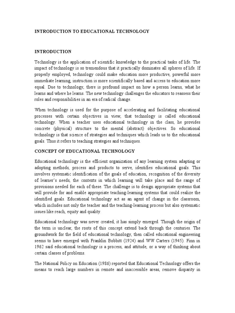 TEXT | PDF | Educational Technology | Learning