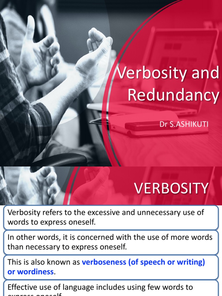 Verbosity and Redundancy | PDF | Cognitive Science | Cognition