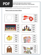 Oraciones con sílabas trabadas "fr" y "fl" | PDF