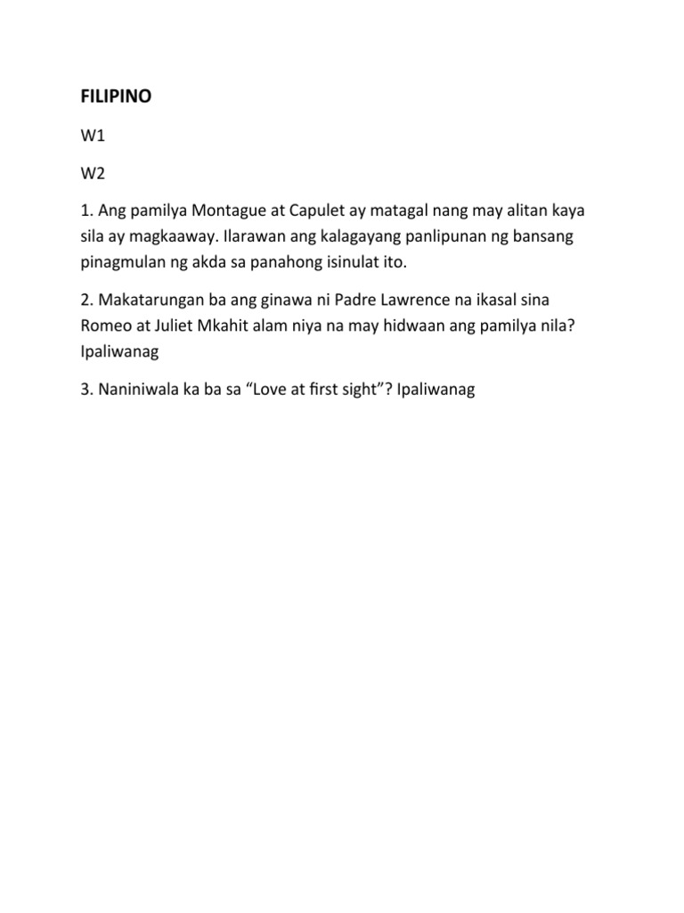 FILIPINO | PDF