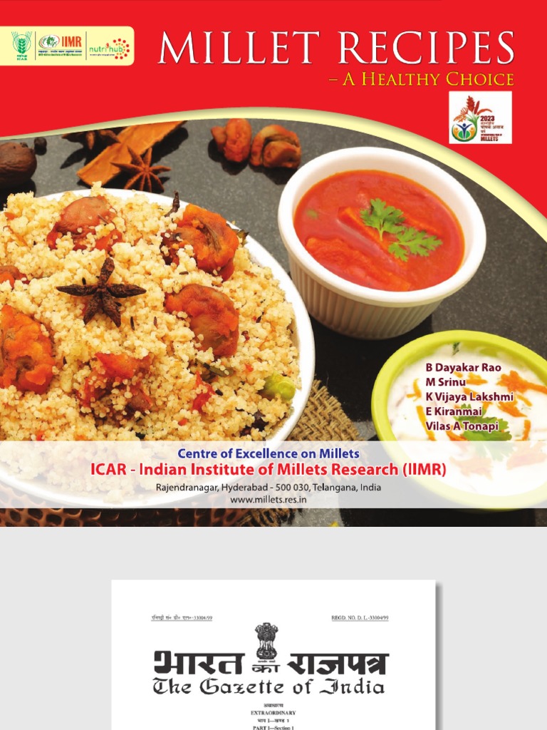 Millet Recipes 2021 English PDF | PDF | Healthy Diet | Diet (Nutrition)