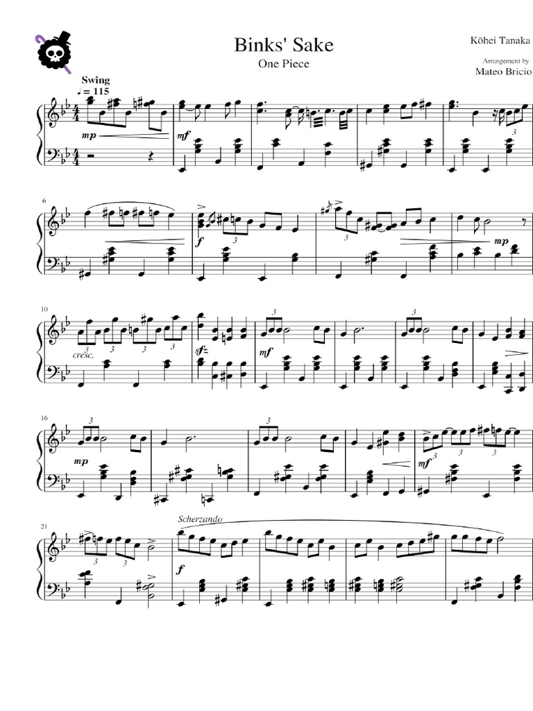 BInks Sake One Piece PDF | PDF