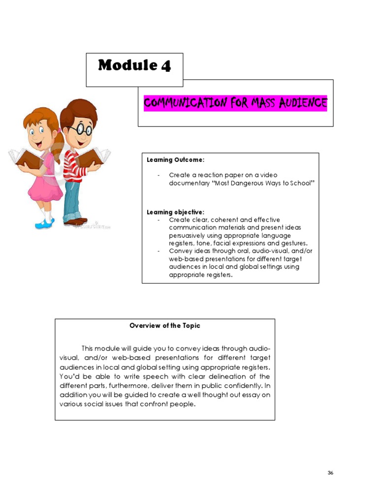 Purcom Module 4 | PDF | Communication | Persuasion