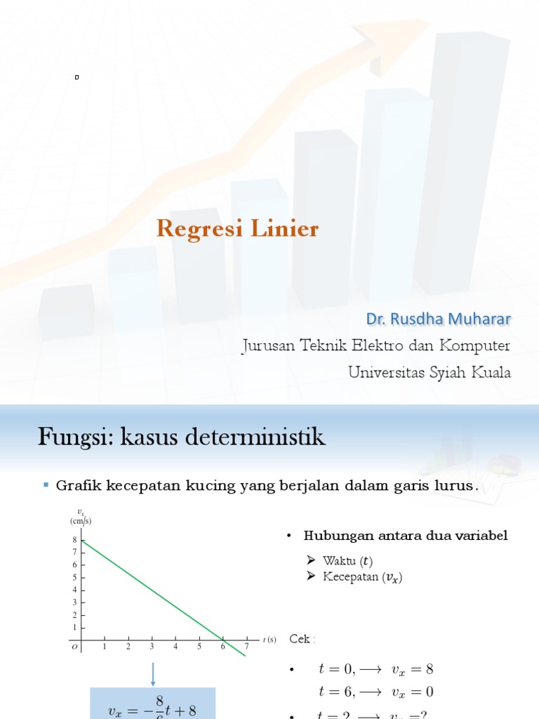 Lec 03 - Regresi Linier (Optimized) | PDF | Dependent And Independent Variables | Errors And ...