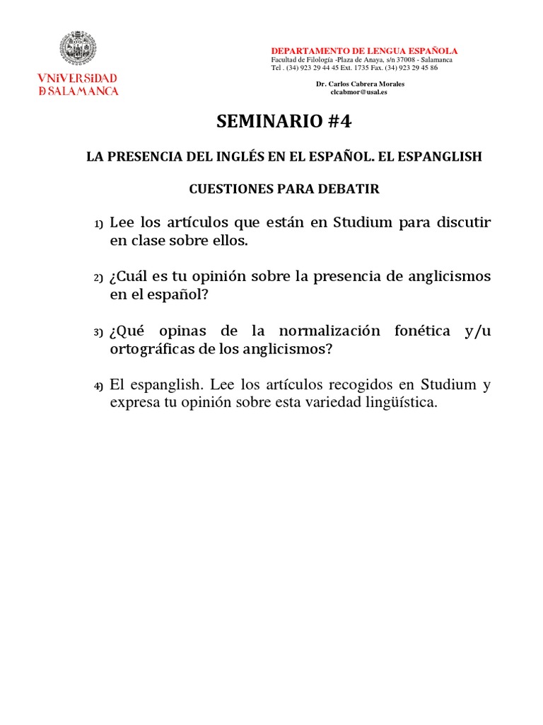 Cuestiones para Debatir | PDF