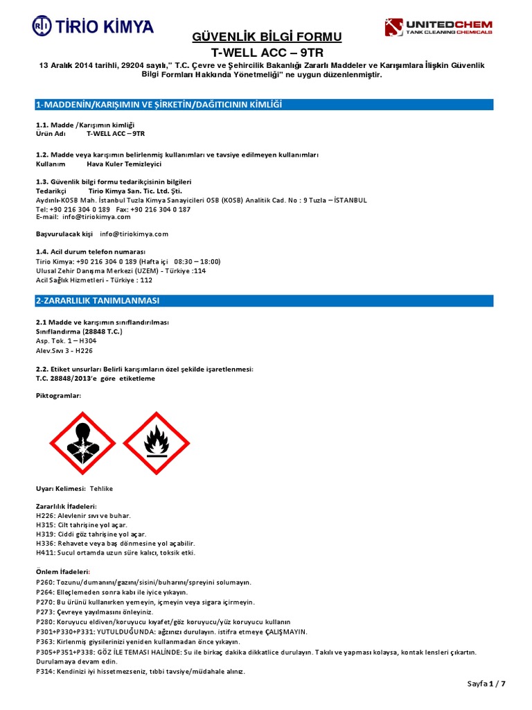T-WELL ACC-9TR_SDS CLP TR GN GRUP 16062021 | PDF