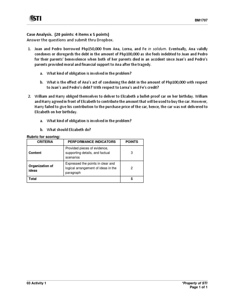 03 Activity 1 PDF | PDF