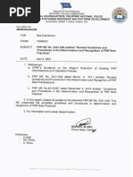 PNP MC 2022 01 Guidelines and Procedure in The Disposal of The Revords ...