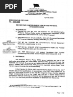 PNP Physical Fitness Test Form 2024 | PDF | Local Government | Government