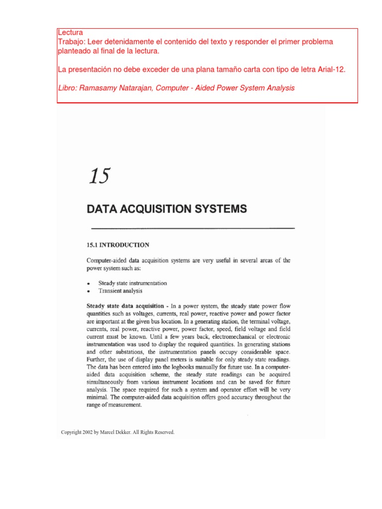 Lectura No 2 - Computer-Aided Power System Analysis Cap 15 | PDF