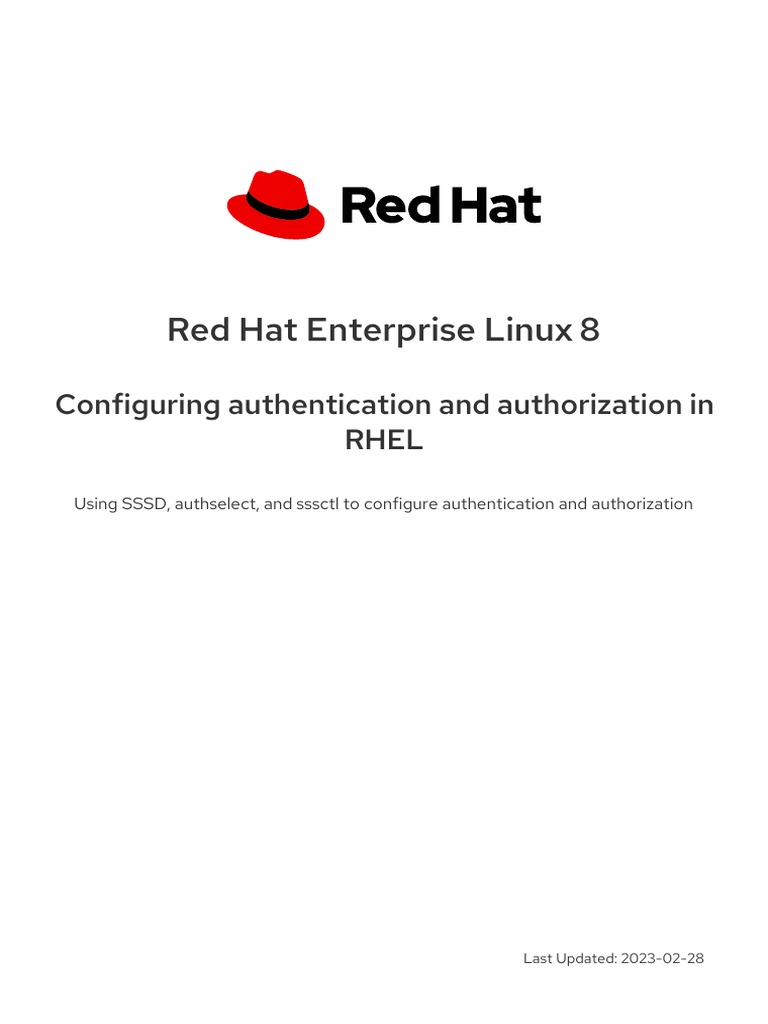 Red Hat Enterprise Linux-8-Configuring Authentication and Authorization ...