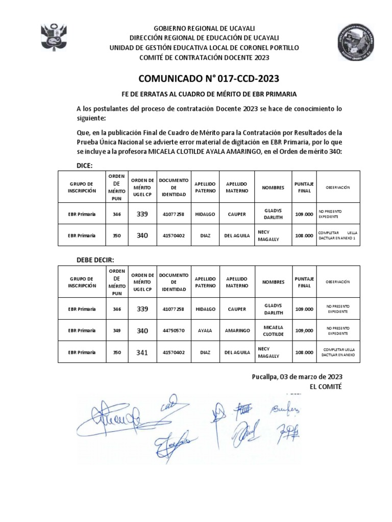 Comu 017 CCD 2023 PDF | PDF