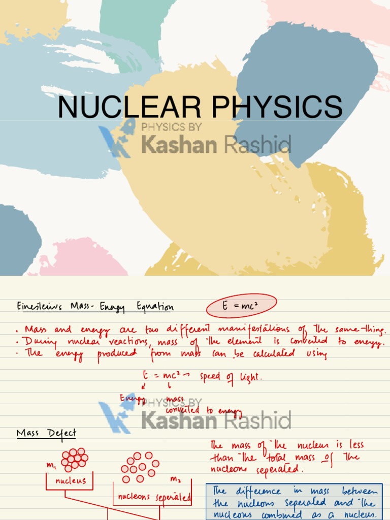 Nuclear Physics PDF | PDF | Radioactive Decay | Nuclear Reaction