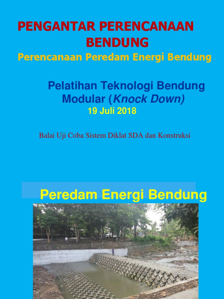 Perencanaan_Peredam_Energi_Bendung_Modular | PDF