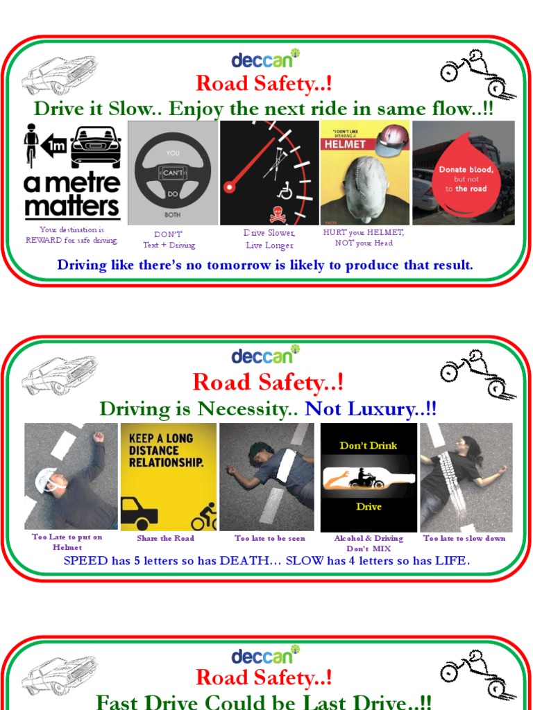 Road Safety Banner 2018 | PDF | Road Traffic Safety | Seat Belt